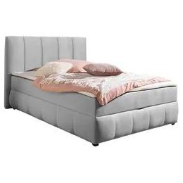 Boxbett Inosign "Hartley inkl. Bettkasten und Topper, auch in Überlänge erhältlich", grau, B:152cm L:230cm, Komplettbetten, wahlweise mit Bonnell- oder TTFK-Matratze in H2, H3 o. H4 erhältlich, Topseller