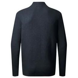 Strickpullover MCS "MCS Sweater Axel", Herren, Gr. 3XL, blau (navy melange), Obermaterial: 80% Wolle, 20% Polyester, Pullover