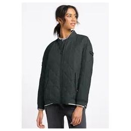 Frieda & Freddies New York Blouson FRIEDA & FREDDIES "Fake Down Blouson / Nuri Quilted", Damen, Gr. 40, grün (olive), 100% Polyamid, unifarben, casual, regular fit, V-Ausschnitt, Langarm, Jacken