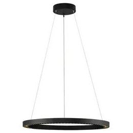 NOVA LUCE Pendelleuchte "DEOS", schwarz, 1, Ø 65cm H: 300cm, 1 Stk., Leuchten