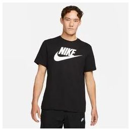 T-Shirt Nike SPORTSWEAR "MEN'S T-SHIRT", Herren, Gr. M, schwarz, Obermaterial: 100% Baumwolle, Sportlich, Rundhals, Shirts