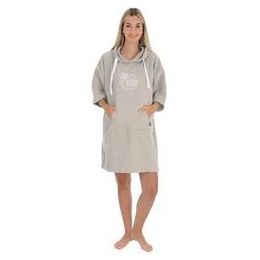 WEWO-Fashion Badeponcho WEWO FASHION "8500", beige, L:88cm, Frottier, Hausmäntel, Oversize