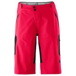 Radhose Gonso "CASINA", Damen, Gr. 52, Normalgrößen, pink (neonpink), 78% Polyamid, 11% Polyester, 11% Elastan, Hosen, Damen Bike-Shorts, Fahrradhose, Sitzpolster und Taschen, Bund flexibel
