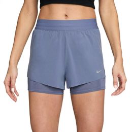 Nike Swift Dri-FIT Mid-Rise 2-in-1 Shorts Damen