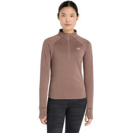 New Balance Athletics Heat Grid Half Zip Shirt Damen