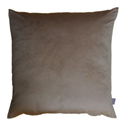 Kissen 'Samt' naturfarben 65 x 65 cm