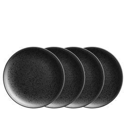 M&auml;ser M&auml;ser Dessertteller-Set, Steinzeug Essential Schwarz