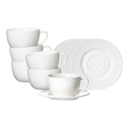 Ritzenhoff & Breker Ritzenhoff & Breker Cappuccinotassen mit Untertassen Saphir 320 ml 6er Set