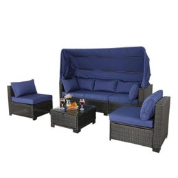 HTI-Living Outdoor Sofa Eleni Braun/Blau