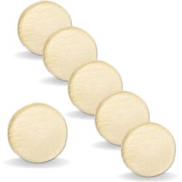 Kleines Sandstein-Teller-Set 18 cm, 6er-Set, rund, beige &ndash; SANDSTONE Kollektion WILMAX