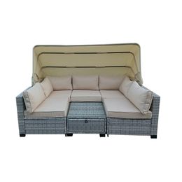 HTI-Living Outdoor Sofa Eleni Grau/Beige