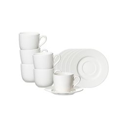 Ritzenhoff & Breker Ritzenhoff & Breker Espressotassen mit Untertassen Saphir 80 ml 6er Set