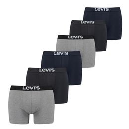 Levi's SOLID BASIC BOXER BRIEF ORG CO 6P ECOM Herren Boxershort