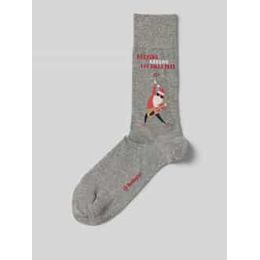 Burlington Socken mit Motiv Modell 'Rocking XMas'