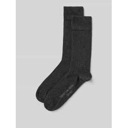 Christian Berg Socken mit Label-Print im 2er-Pack