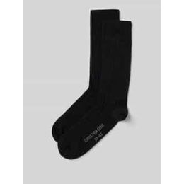 Christian Berg Socken mit Label-Print im 2er-Pack