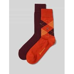 Burlington Socken mit Label-Detail im 2er-Pack