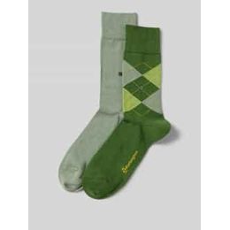 Burlington Socken mit Label-Detail im 2er-Pack