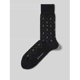 Burlington Socken im Allover-Look Modell 'CHRISTMAS TREE'