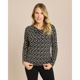 Helena Vera Shirt mit Wasserfallkragen