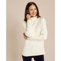 Helena Vera Rollkragenpullover mit Zopfmuster