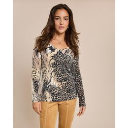 Pfeffinger Kuschelpullover mit Leoprint