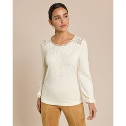 Pfeffinger Tunikashirt mit Spitzenverzierung