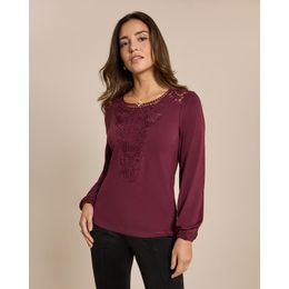 Pfeffinger Tunikashirt mit Spitzenverzierung