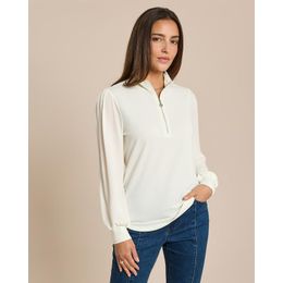 Pfeffinger Shirt mit Stehkragen und Reißverschluss