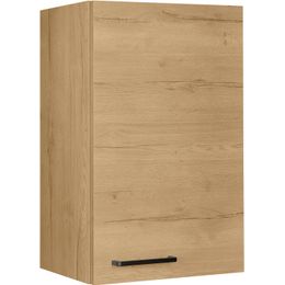 H&auml;ngeschrank Nobilia ""Structura", Ausrichtung w&auml;hlbar, vormontiert", braun (front und korpus: eiche sierra nachbildung), B:45cm H:72cm T:37,2cm, Schr&auml;nke, H&auml;ngeschrank, in drei Breiten: 30, 45 und 60 cm, mit Soft-Close-Funktion