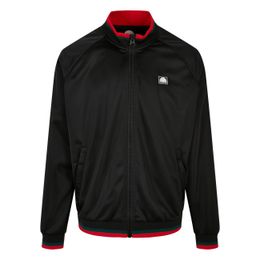 Allwetterjacke Southpole "Southpole Herren Southpole Raglan Tricot Jacket", Herren, Gr. XXL, schwarz, 100% Polyester, mehrfarbig, Casual, normal, amerikanischer Ausschnitt, Jacken