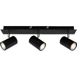 Briloner Leuchten LED Deckenspots "2857035 Run", schwarz, Leuchten, Deckenlampe, 45x8x12,3cm, max.40W, GU10, Wohnzimmer, Flur, Büro