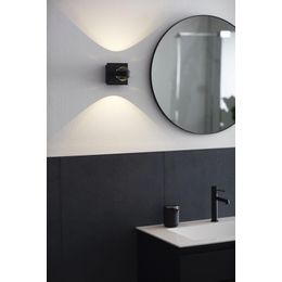 Schöner Wohnen Kollektion Außen-Wandleuchte "Lense", beige (sandschwarz), 1, H: 16,5cm, 1 Stk., SCHÖNER WOHNEN-KOLLEKTION, Leuchten, 1x LED 7,5 Watt, 2700/ 3350/ 4000 Kelvin CCT-Steuerung,dimmbar