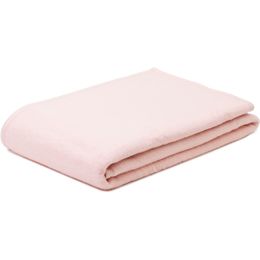 Gözze Wohndecke GÖZZE "Arizona", rosa (altrosa), B:150cm L:200cm, Baumwolle, Polyacryl, Polyester, Wohndecken, mit farblich passender Bandeinfassung