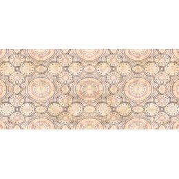 Fototapete ARCHITECTS PAPER "Atelier 47 Watercolour Ornament 1", bunt (gelb, schwarz, orange), B:6m L:2,7m, Vlies, Tapeten, Vlies, Wand, Schräge, Decke
