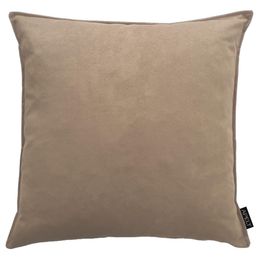 Kissenhülle Apelt "Magnus", beige (taupe), B:46cm L:46cm, Polyester, Obermaterial: 100% Polyester, Kissenbezüge