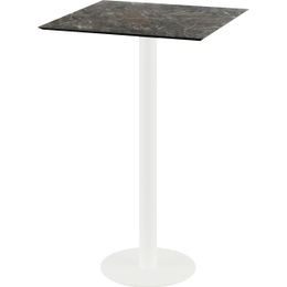 Klapptisch Essentials "Urban", weiß (weiß, galaxy marble, weiß), B:70cm H:109,2cm T:70cm, Pulverbeschichteter Stahl, Tische, in verschiedenen Ausführungen
