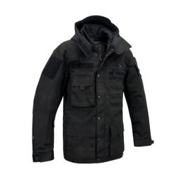 Winterjacke Brandit "Brandit Herren Performance Outdoorjacket", Herren, Gr. XL, schwarz, 100% Polyester, mehrfarbig, Klassisch, normal, ohne Ausschnitt, Jacken