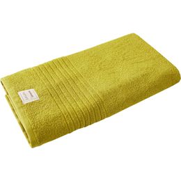 Badetuch Dyckhoff "Nature", grün (kiwi), B:70cm L:200cm, Frottier, Obermaterial: 100% Baumwolle, Handtücher