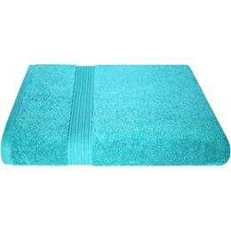 Badetuch Dyckhoff "Siena", aqua, B:100cm L:150cm, Walkfrottier, Obermaterial: 100% Baumwolle, Handtücher, in tollen Unifarben