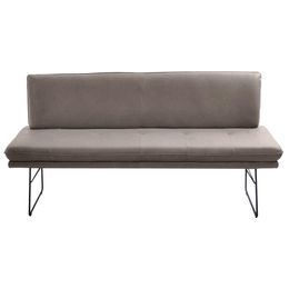 K+w Komfort & Wohnen Polsterbank K+W KOMFORT & WOHNEN, braun (sattel), B:172cm H:87cm T:65cm, Sitzbänke, Polsterbank in Spitzkissenoptik, Sitzsteppung, in 2 Größen wählbar