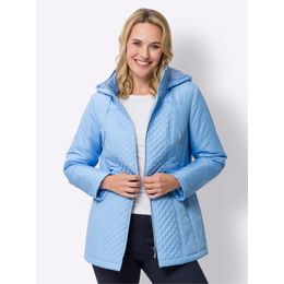 WITT Damen Steppjacke mit Rautenstepp, eisblau, Gr&ouml;&szlig;e 50