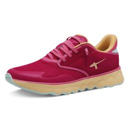 Slip-On Sneaker Tamaris "Nowana", Damen, Gr. 38, pink (fuchsia kombiniert), Lederimitat, Synthetik, Textil, unifarben mit Farbeinsatz, Sportlich, Schuhe, Freizeitschuh, Halbschuh, Slipper mit Ortholite-Ausstattung