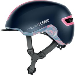 Fahrradhelm Abus "HUD-Y" Gr. L, blau (midnight blau), Helme, L Kopfumfang: 57cm - 61cm
