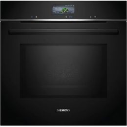 Siemens Backofen mit Mikrowelle "HM736GAB1", schwarz, B:59,4cm H:59,5cm T:54,8cm, Backöfen, Air Fry Funktion für knusprige Ergebnisse & Schnellaufheizungung
