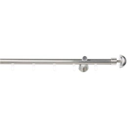 Innenlaufschiene GOOD LIFE "Redondo" Gr. 1, silber (edelstahlfarben), L:120cm &Oslash;:20mm, Aluminium, Metall, Gardinenstangen