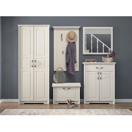 Garderoben-Set Home Affaire "Evergreen", beige (polar, lvory), Kastenmöbel-Sets, mit soft-close-funktion
