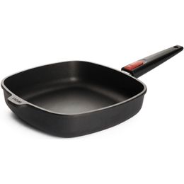 Bratpfanne WOLL MADE IN GERMANY "Nowo", schwarz, B:27,5cm H:7,5cm L:50cm Ø:37cm, Pfannen, von Hand gegossen, 26x26 cm, Induktion, Made in Germany