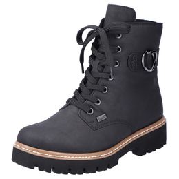Winterstiefelette Rieker, Damen, Gr. 42, schwarz, Lederimitat, elegant, Schuhe, mit Rieker-Tex Ausstattung