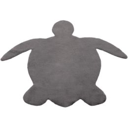 Kinderteppich Obsession "My Luna 853", grau, B:92cm H:19mm L:83cm, Mikropolyester, Teppiche, Kinderteppich, Motiv Schildkr&ouml;te, waschbar, Kinderzimmer